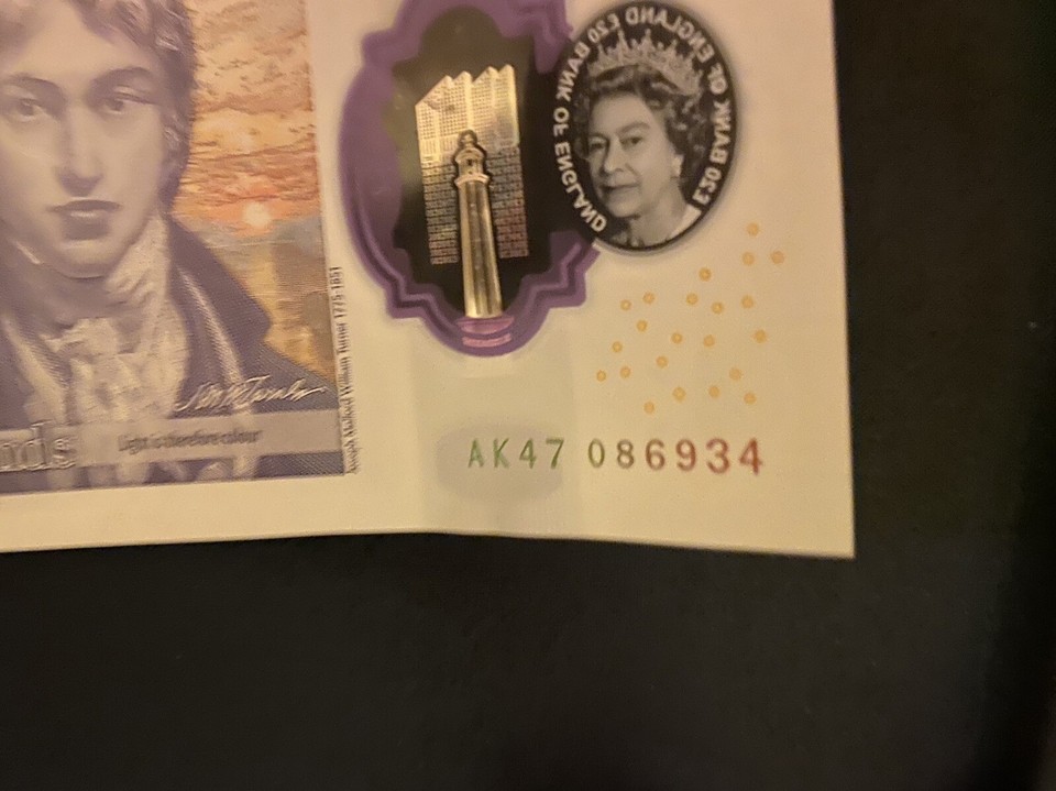 Rare AK47 Notes 20 And 5 Pound Sterling | eBay UK