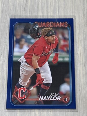 Josh Naylor - 2024 Topps Series 1 Blue Parallel - #10 - Cleveland ...