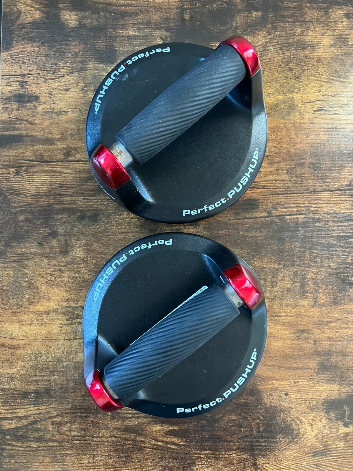 Perfect Fitness Rotating Handles Pushup Elite Exercise Equipment Red ...