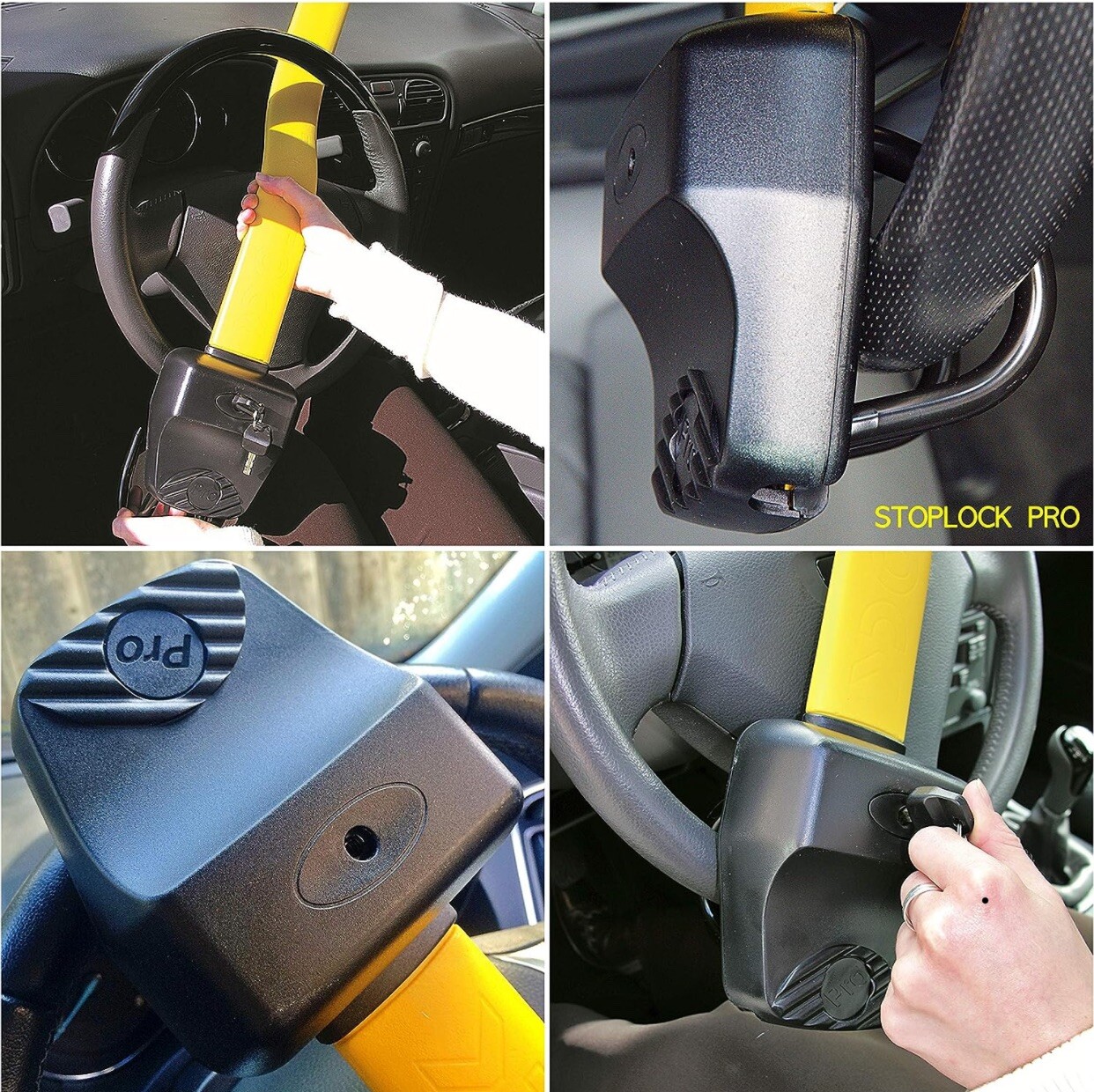 Stoplock Professional Steering Wheel Immobiliser Anti-Theft Lock - HG14900 for sale online | eBay