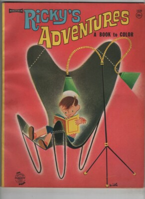 Ricky's Adventures Mag A Book To Color VINTAGE 072820nonr | eBay