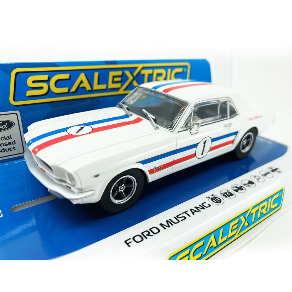 Scalextric C4364 1:32 Mustang 1965 Geoghegan Slot Car for sale online ...