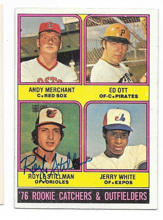 ROYLE STILLMAN 1976 TOPPS AUTOGRAPHED SIGNED # 594 ORIOLES | eBay