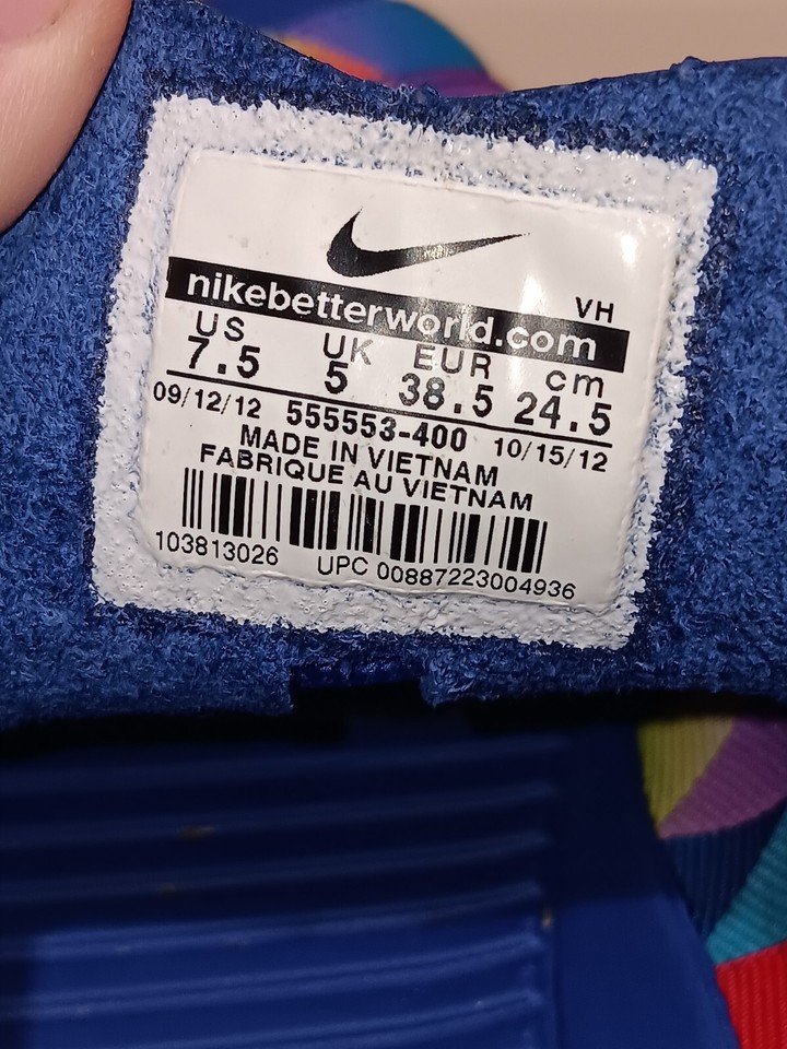 Unique Nike Roshe Run Woven Ribbon Rainbow Limited Edition Sneakers ...