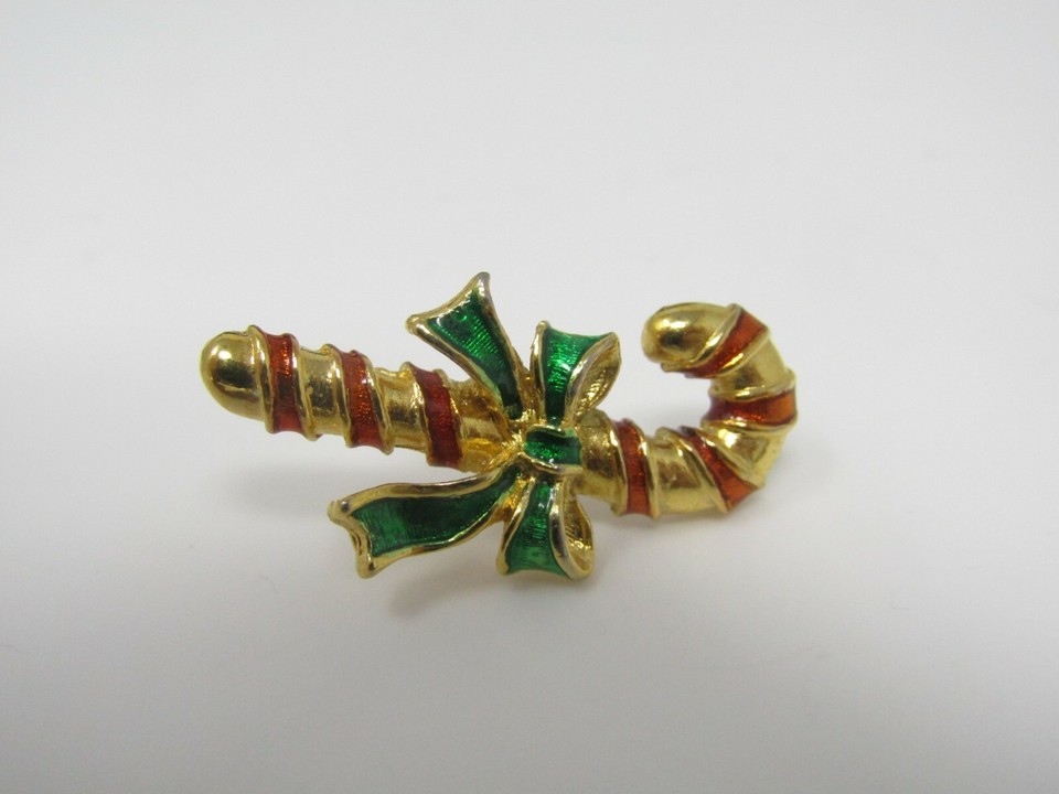 Candy Cane Christmas Pin | eBay