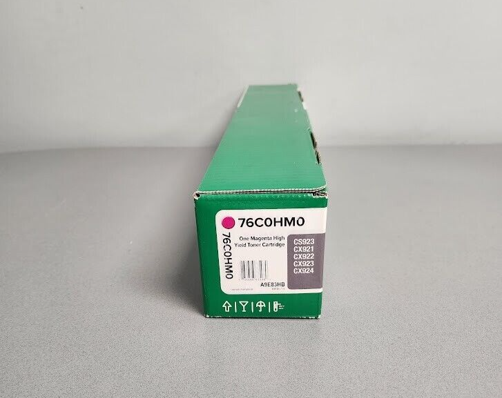 Lexmark 76C0HM0 High Yield MAGENTA Toner Cartridge CS923 CX921 CX922 ...