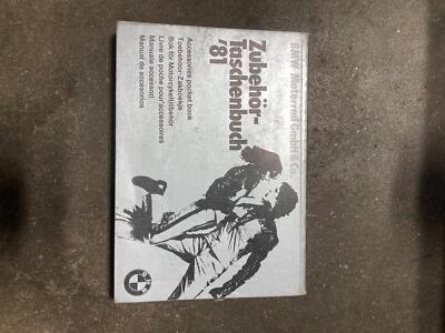 1981 BMW Catalog Original Motorcycle Clothing Tools Accessories Book ...