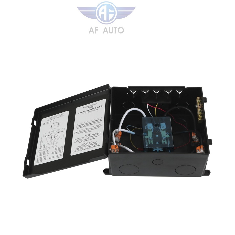 TS-30 30 Amp Automatic Transfer Switch New For Inverter/shore power ...