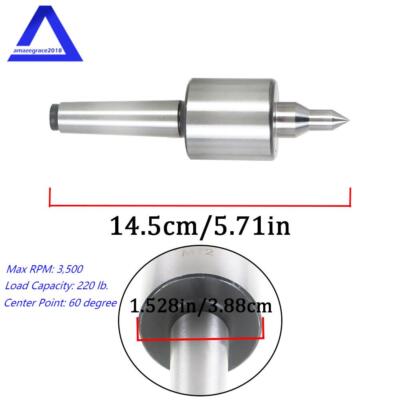 MT2 Live Center For CNC Long Spindle Lathe Tool Morse Taper Precision 0 ...