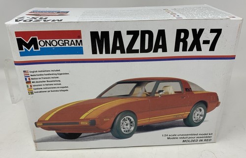1996 Monogram Mazda RX-7 Model Kit Complete Unbuilt In Box | eBay