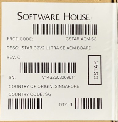 Software House ISTAR G2V2 ULTRA SE ACM Board | eBay