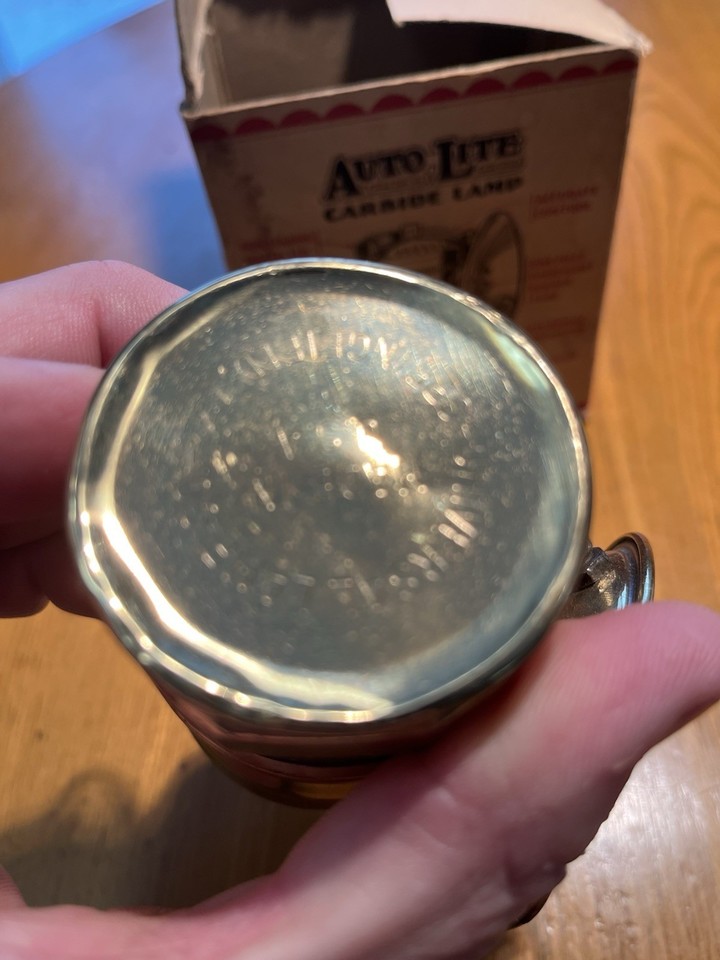 Rare Miners Carbide Lamp Auto-Lite Universal Lamp Co in Original Box | eBay