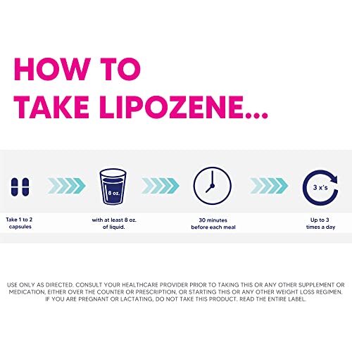 Lipozene MEGA Bottle - 120 Capsules Making it Our Largest Size ...