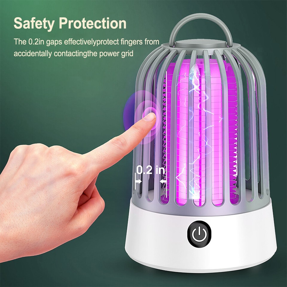 Electric Mosquito Fly Bug Insect Zapper Killer Trap Lamp Stinger Pest ...