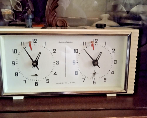 Vintage Beautiful Soviet Chess Clock Jantar USSR Amber | eBay