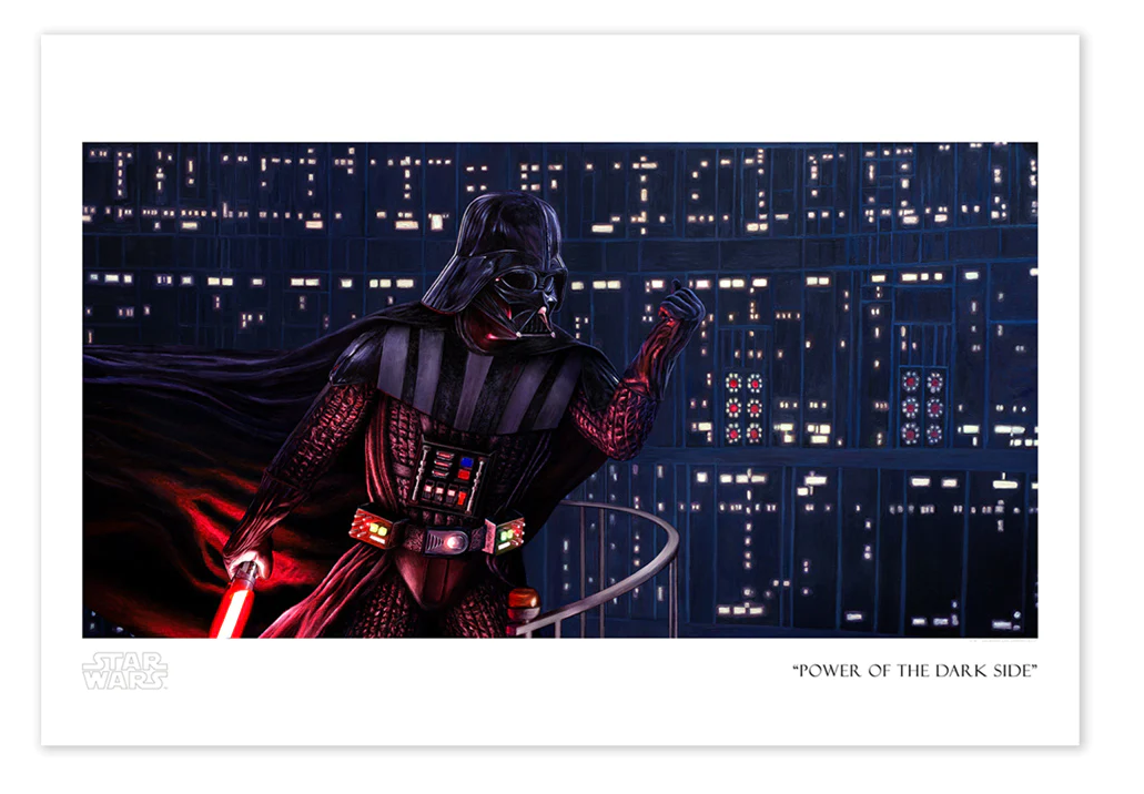 Star Wars Darth Vader Power of The Dark Side Poster Giclee Print 19x13 ...