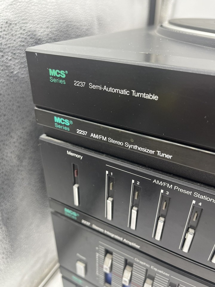 Vintage MCS Modular Component Systems 683-2237 Stereo Amplifier ...