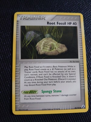 Pokémon TCG Root Fossil EX Legend Maker 80 Regular Common | eBay