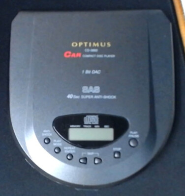 Optimus CD-3860 Portable Car Compact Disc Player | eBay