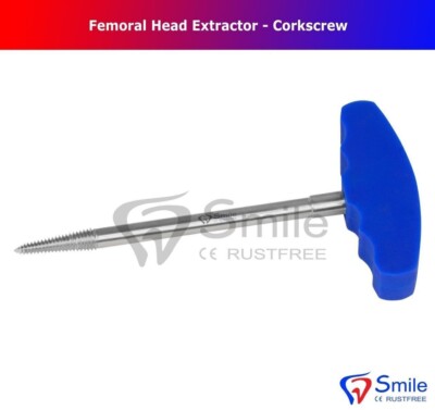 Femoral Head Extractor Corkscrew Orthopaedic Instruments FDA Quality ...