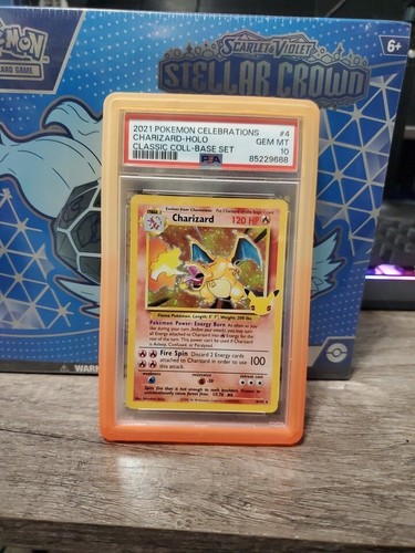 COMES WITH SLAB GUARD 2021 Charizard 4/102 PSA 10 BASE SET CLASSIC ...