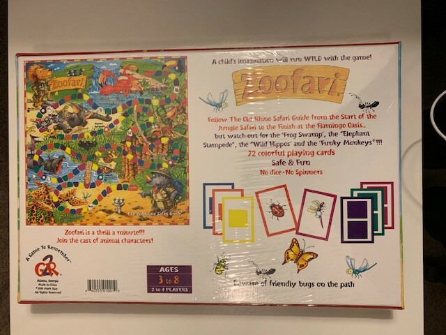 Zoofari Board GAME Jungle Safari Adventure 1999 Animal G2r Vtg ...