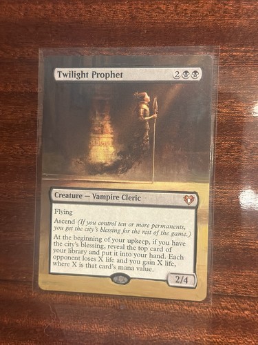 MtG Magic the Gathering Twilight Prophet Hand Painted Alter | eBay