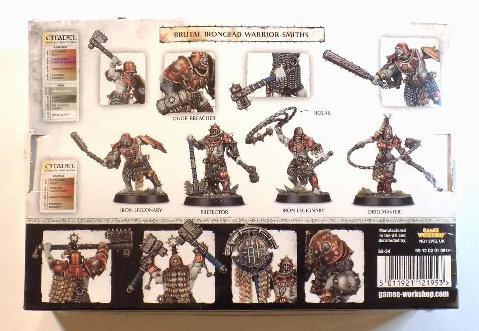 OOP Warhammer Chaos - -- IRON GOLEM WARBAND -- - Slaves to Darkness New ...