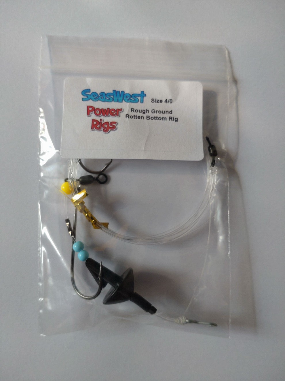 5 Rig Pack Rough Ground Pulley Pennel Rig Cod Ray Conger Bass **Made in ...