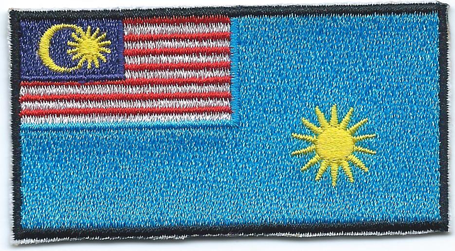 Royal Malaysian Air Force (RMAF) Ensign Flag Embroidered Patch Iron-on ...