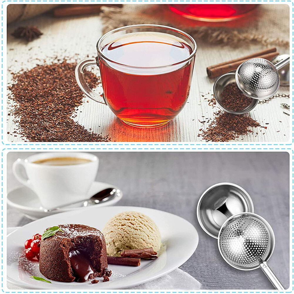 Home Kitchen Stainless Steel Sugar Sifter Easy Clean Flour Sieve DIY ...