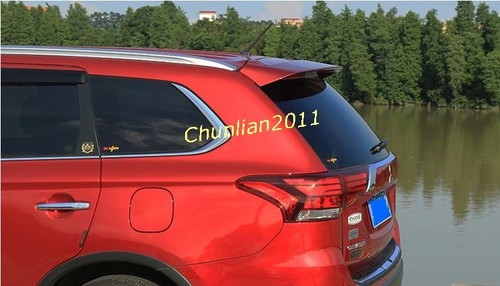 Unpainted ABS Factory Style Rear Spoiler Wing for 2013-2020 Mitsubishi ...