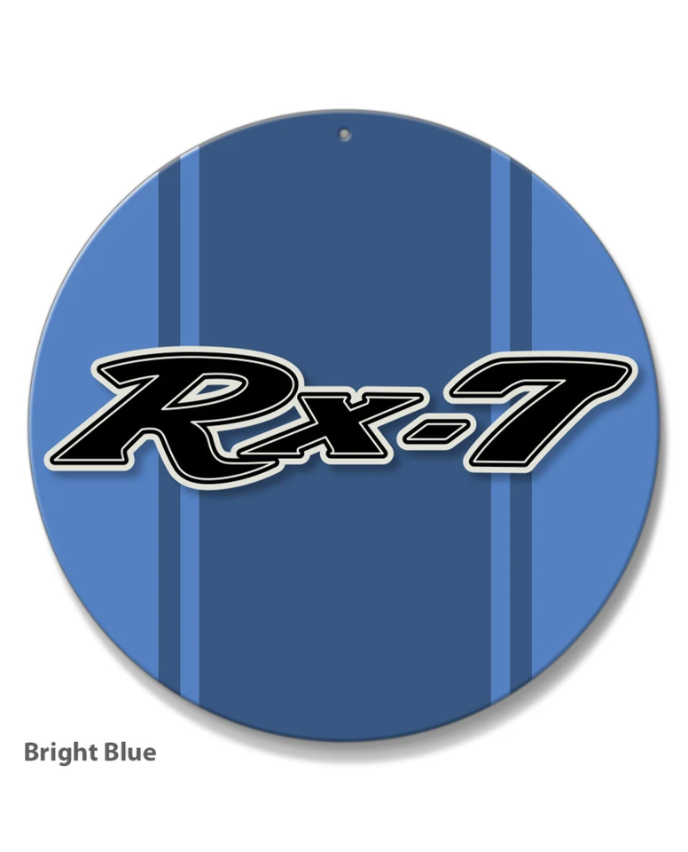 Mazda Rx-7 Series 1 Emblem Round Aluminum Sign - Aluminum - 14 colors ...
