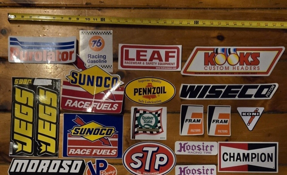 44 AUTO RACING GENRE DECALS AND ASSOCIATE OF AUTO RACING AND NASCAR ...