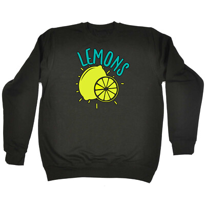 Lemons Cooking Kitchen Chef - Novelty Funny Jumper Pullover Sweatshirt ...