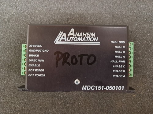 Used, Anaheim Auto, MDC151-050101, Brushless DC Controller | eBay