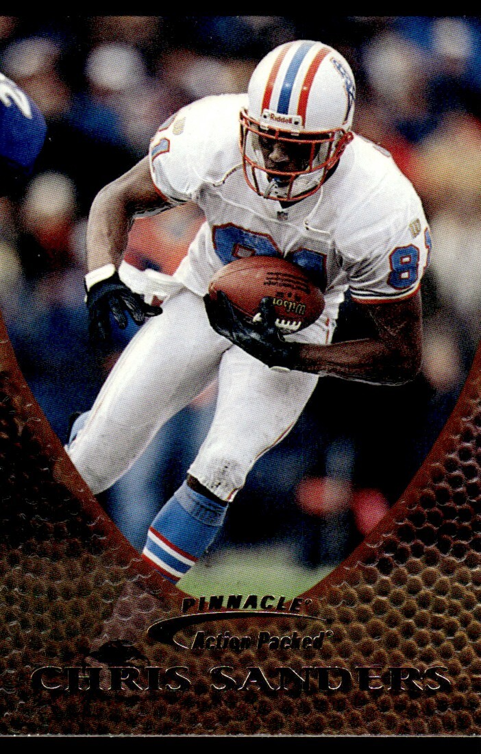 1997 Action Packed Chris Sanders Houston Oilers #50 18894 | eBay