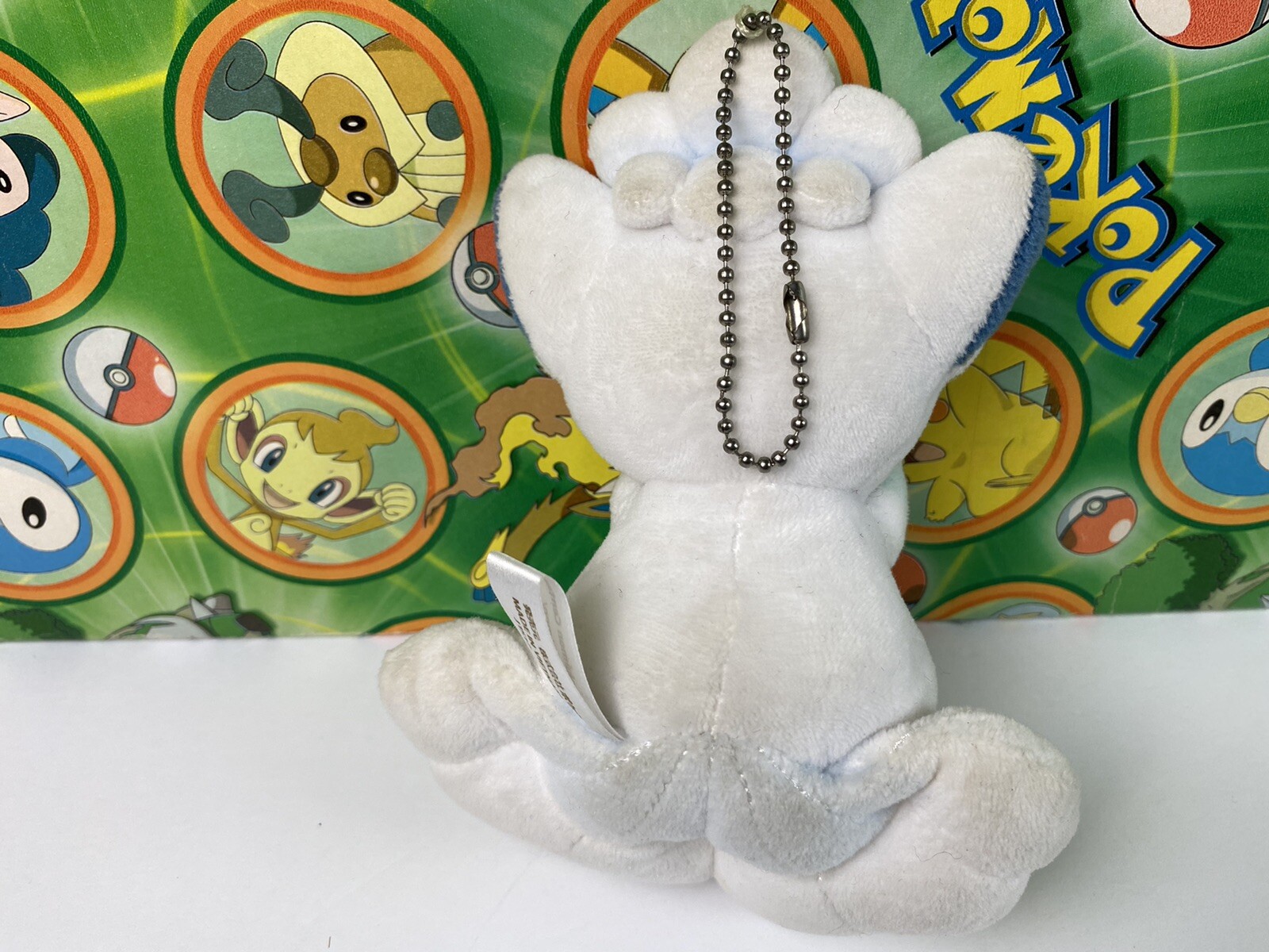 Pokemon Center Japan Alolan VULPIX Plush Keychain 2018 Pokedoll stuffed ...