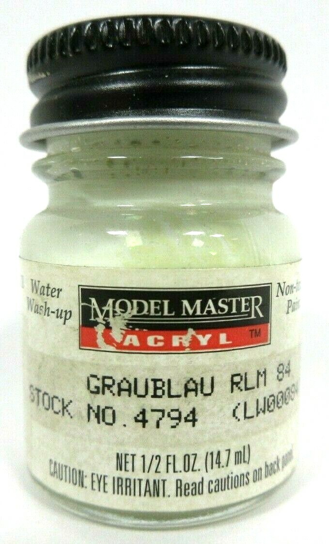 Model Master Acrylic Hobby Paint - GRAUBLAU/GRAY BLUE - RLM 84 #4794 ...