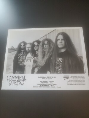 Cannibal Corpse Promo Photo 8x10 Metal Blade Records,corpsegrinder ...
