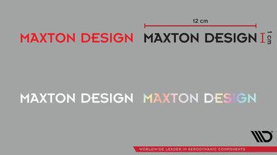 Maxton - Maxton Sticker Red 03 Autocollant L'inscription Sans Signet ...