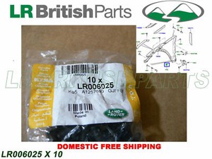GENUINE LAND ROVER FENDER SCREW RANGE ROVER EVOQUE SET OF 10 NEW ...