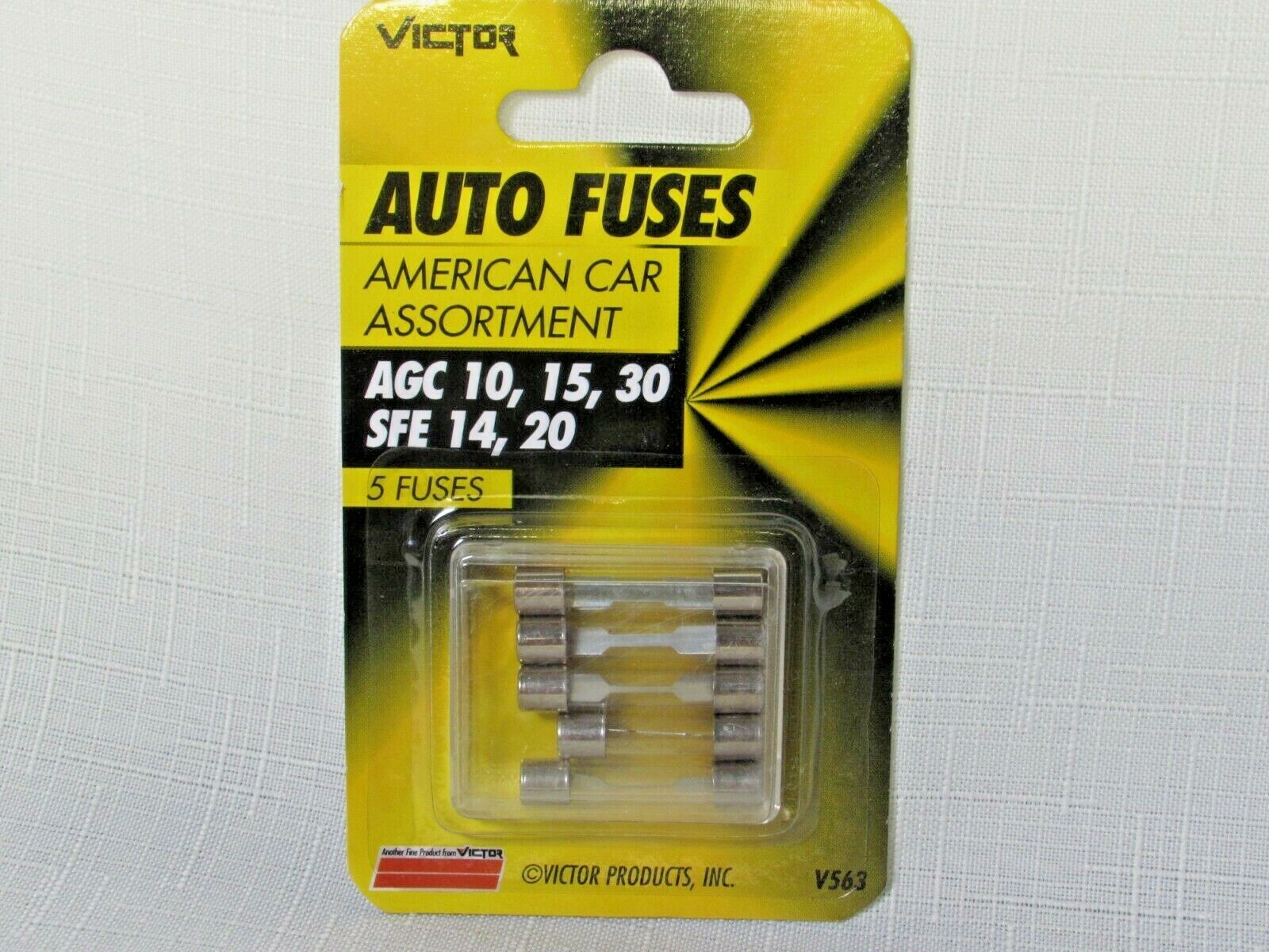 Victor Auto Fuses SET SFE14 SFE20 AGC10 AGC15 ACG30 NEW FAST SHIPPING ...