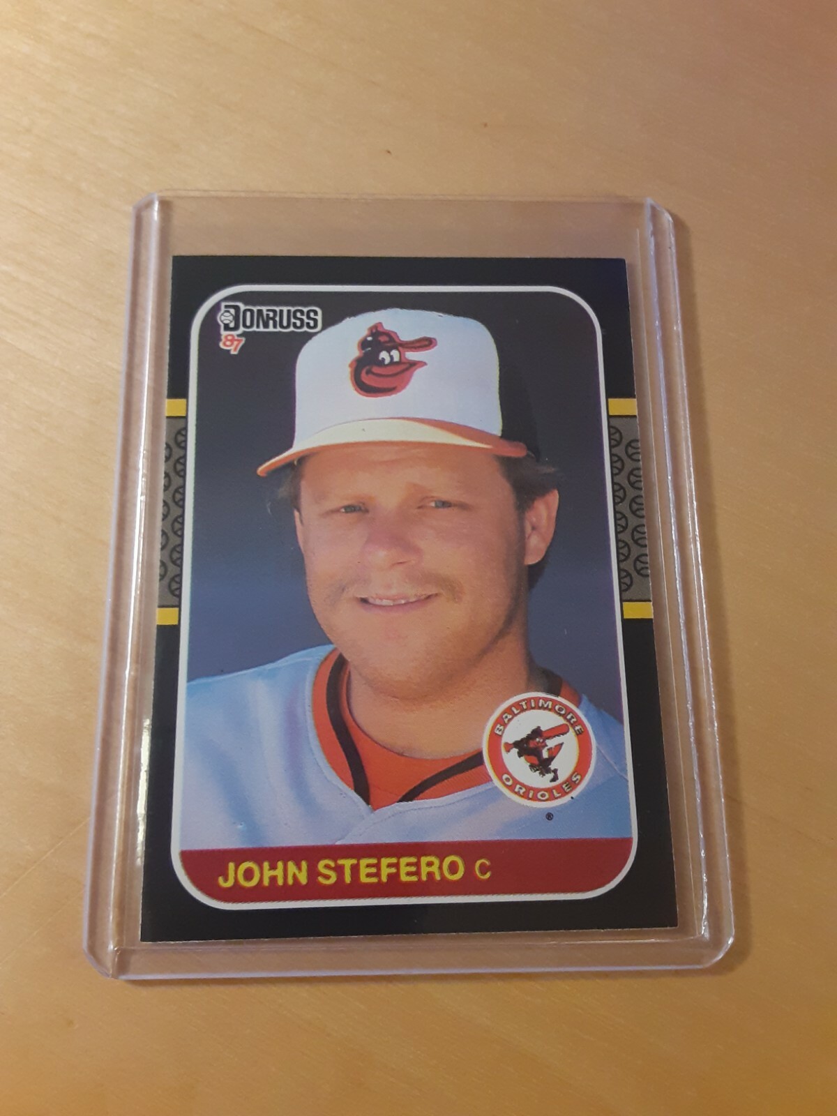 1987 Donruss #541 JOHN STEFERO Baltimore Orioles Baseball Card, Catcher ...