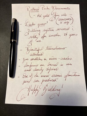 RESTORED Parker Vacumatic Standard 14k Fine 'Tiger Eye' Celluloid ...