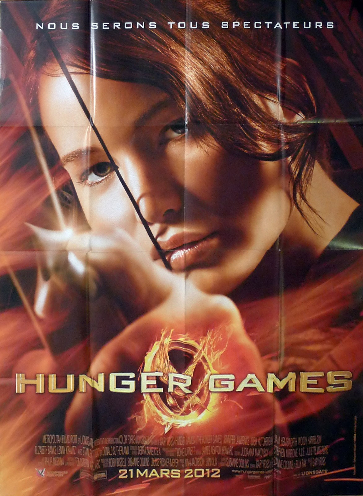 Jennifer Lawrence Hunger Games Poster