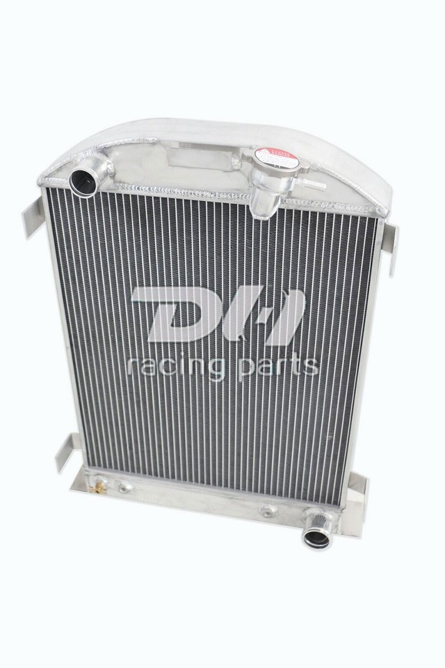 Full Aluminum 4 Row Radiator For 1930-1931 Ford Model A GM Chevy V8 ...