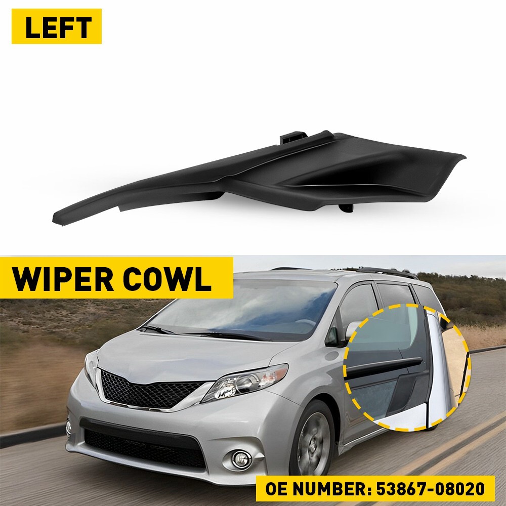 For 2011-20 Toyota Sienna Front Windshield Window Wiper Cowl Cover ...