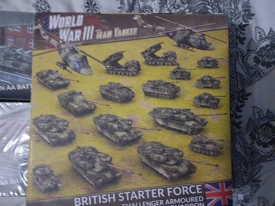 FLAMES OF WAR TEAM YANKEE BRITISH STARTER FORCE + MARKSMAN AA BATTERY ...