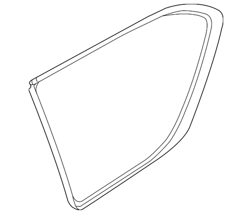 Genuine Nissan Quarter Glass 83300-1LB1A | eBay